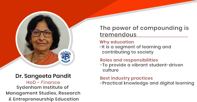 SIMSREE: Dr. Sangeeta Pandit, HOD - Finance