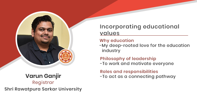 Shri Rawatpura Sarkar University: Varun Ganjir, Registrar