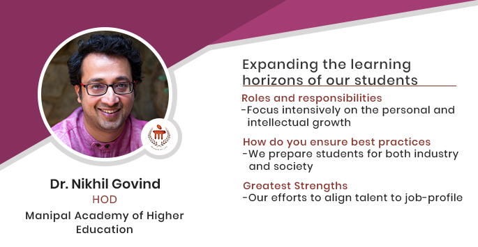 Manipal Academy of Higher Education: Dr. Nikhil Govind, HOD