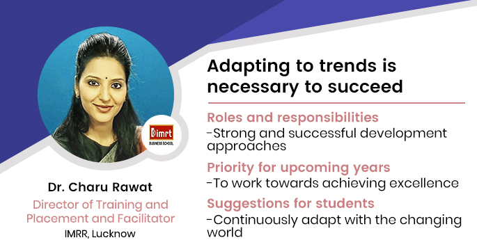 IMRT Lucknow: Dr. Charu Rawat, Director of Training and Placement and Facilitator