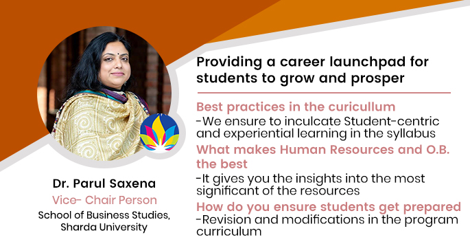 School of Business Studies, Sharda University: Dr Parul Saxena, Vice ...