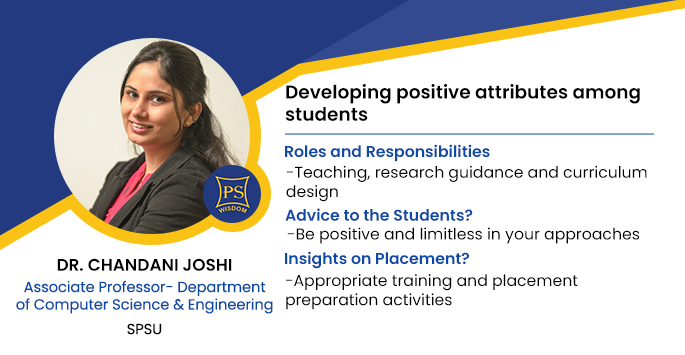 SPSU: Dr. Chandani Joshi, Associate Professor - Department of Computer ...