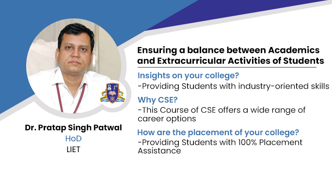 LIET Alwar: Dr Pratap Singh Patwal, HoD