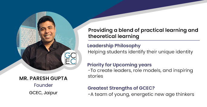 GCEC, Jaipur: Mr. Paresh Gupta, Founder