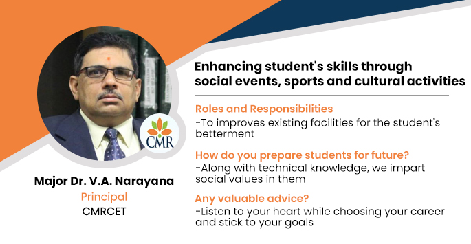 CMRCET: Major Dr. V.A.Narayana, Principal