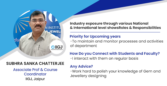 IIGJ, Jaipur: Subhra Sanka Chatterjee, Associate Prof & Course Coordinator