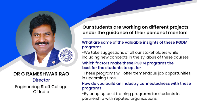 Engineering Staff College Of India: Dr G Rameshwar Rao, Director