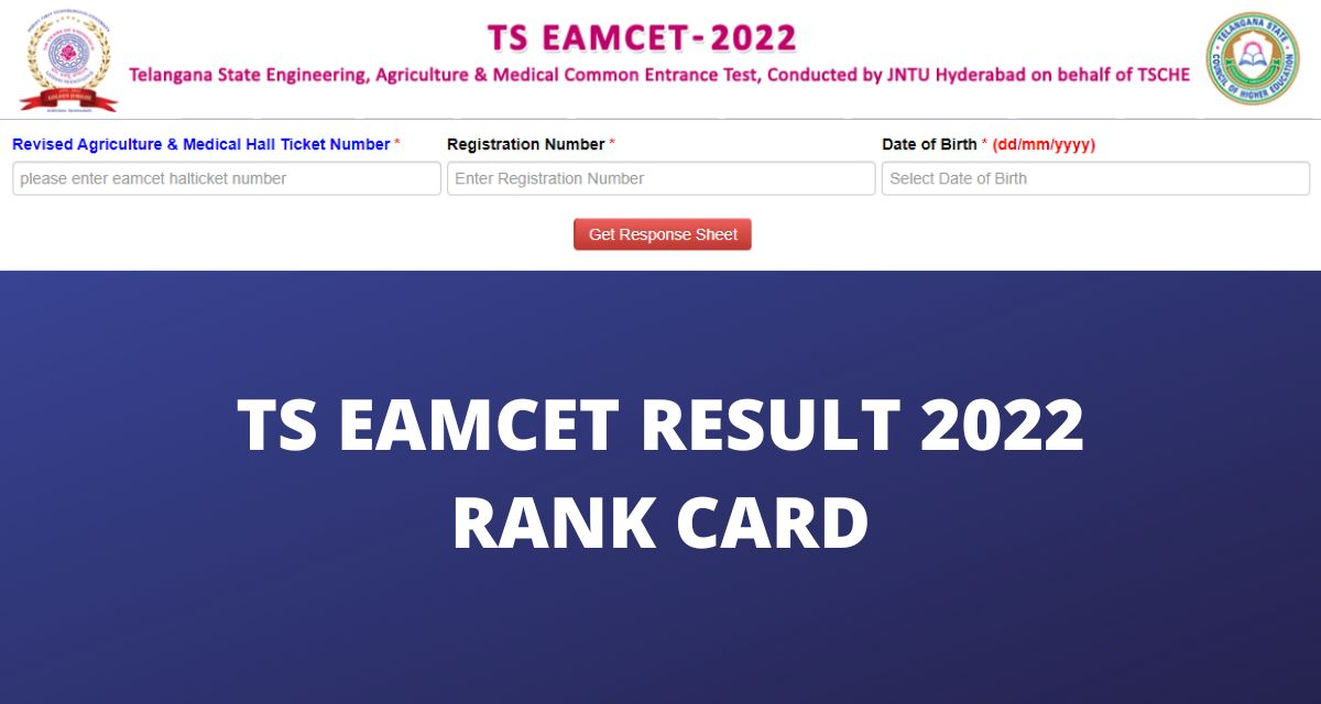 TS EAMCET Result 2022 (Out): Check Direct Link & Steps to Download Rank ...