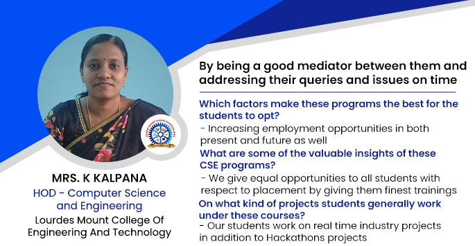 Lourdes Mount College Of Engineering And Technology: Mrs. K Kalpana ...