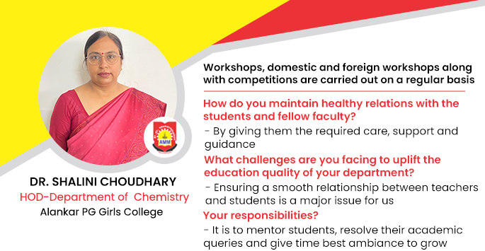 Alankar PG Girls College: Dr. Shalini Choudhary, HOD-Department of ...