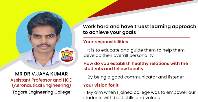 Tagore Engineering College: Mr Dr V. Jaya Kumar, Assistant Professor ...