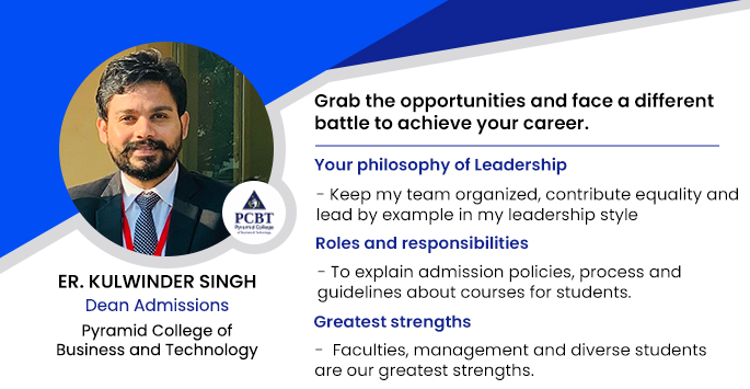 Pyramid College of Business and Technology: Er. Kulwinder Singh, Dean ...