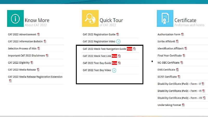 CAT 2022 Official Mock Test Papers Released by IIM Bangalore; Check ...
