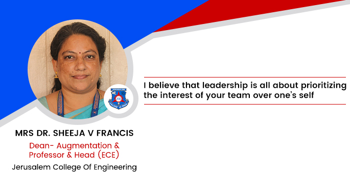 Jerusalem College Of Engineering: Mrs Dr. Sheeja V Francis, Dean ...