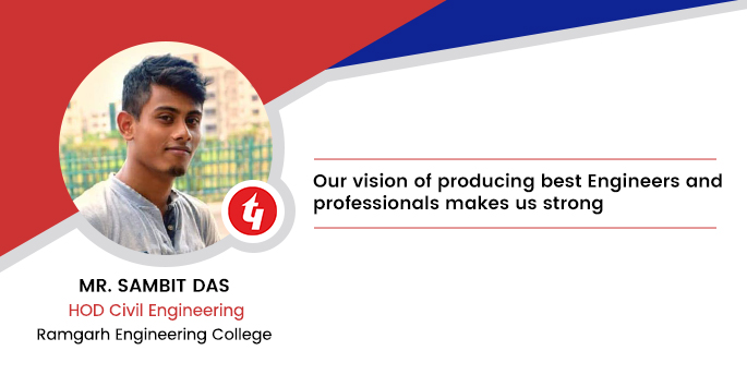 Ramgarh Engineering College: Mr. Sambit Das, HOD Civil Engineering
