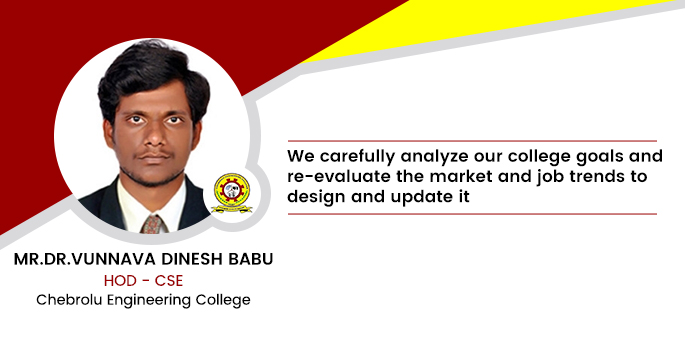 Chebrolu Engineering College: Mr. Dr. Vunnava Dinesh Babu, HOD - CSE
