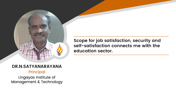 Lingayas Institute of Management & Technology: Dr. N. Satyanarayana ...
