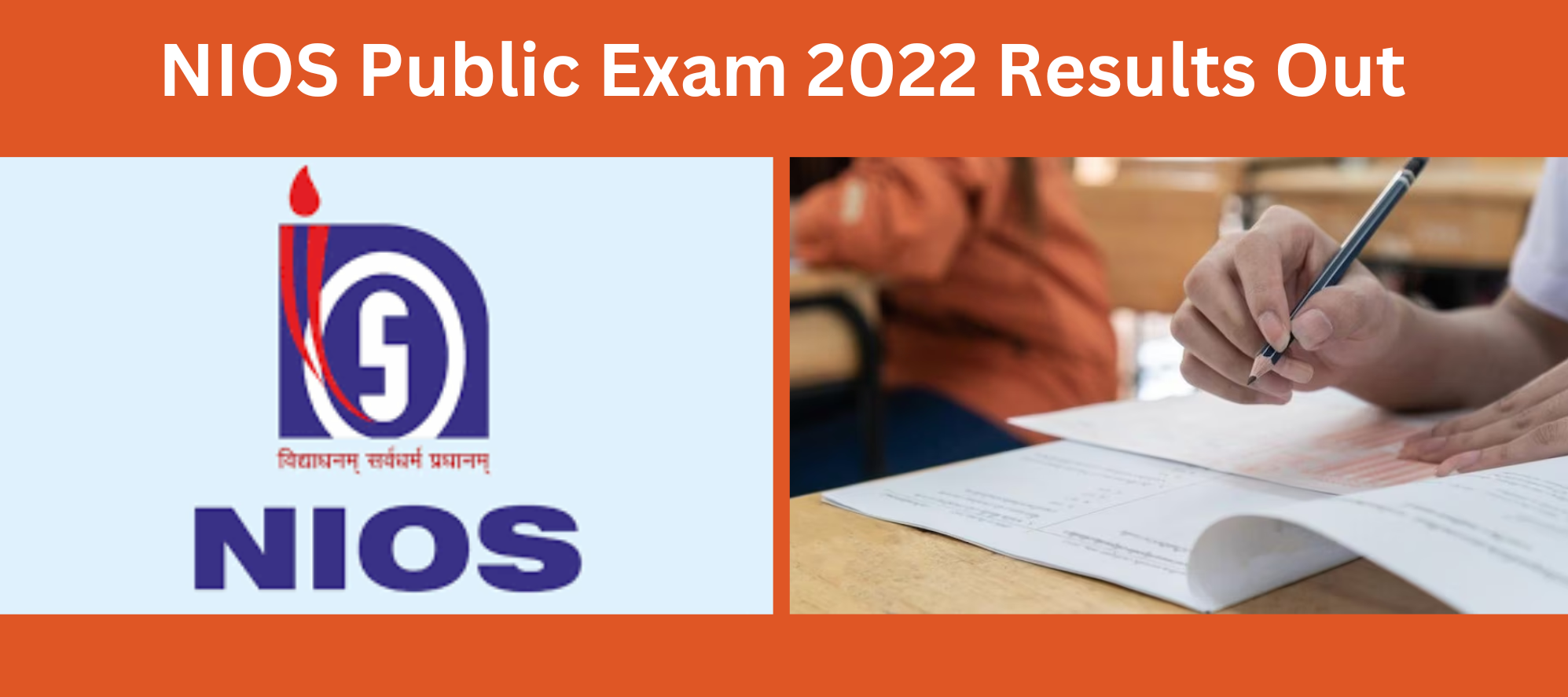 NIOS Public Exam Class 10, 12 Results 2022 Declared; Check Direct Link Here