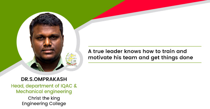 Christ the king Engineering College: Dr. S. Omprakash, Head, Department ...