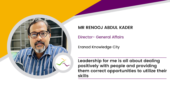 Eranad Knowledge City Technical Campus: Mr Renooj Abdul Kader, Director ...