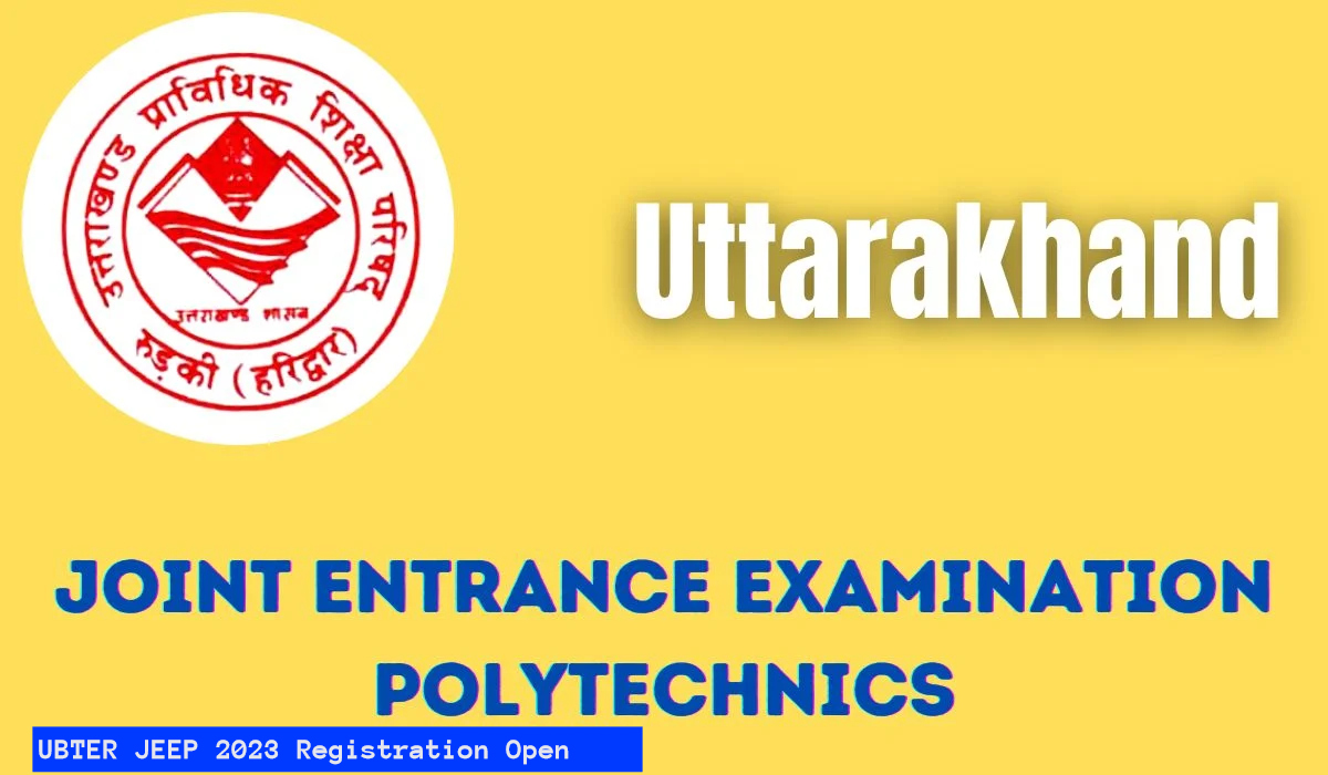 UBTER JEEP 2023 Registration Open, Last Date to Apply is March 30 ...