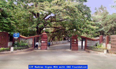 IIT Madras Signs MOU with SNS Foundation for Technology Driven Road ...