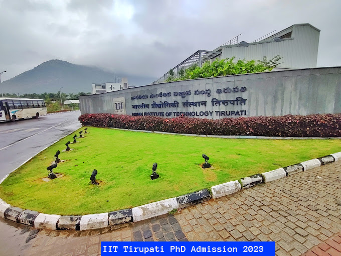 IIT Tirupati PhD Admission 2023 Open; Apply till April 19