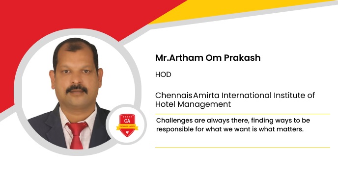 Chennais Amirta International Institute of Hotel Management, Hyderabad ...