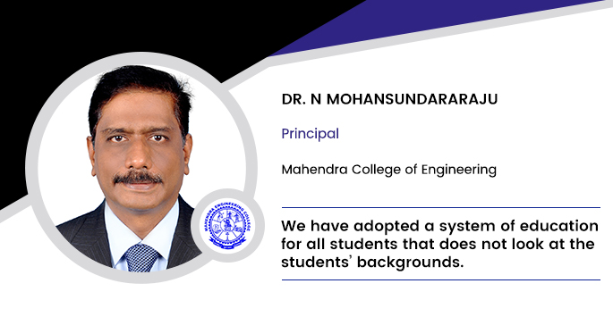 Mahendra College of Engineering: Dr. N Mohansundararaju, Principal
