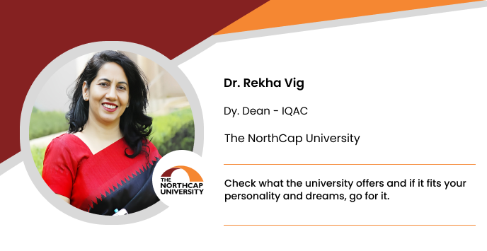 The NorthCap University: Dr. Rekha Vig, Dy. Dean - IQAC