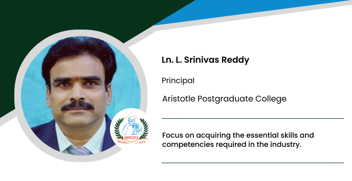 Aristotle Postgraduate College: Ln. L. Srinivas Reddy, Principal