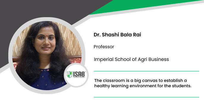 Imperial School of Agri Business : Dr. Shashi Bala Rai, Professor