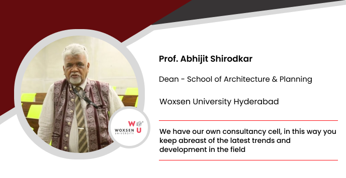 Woxsen University Hyderabad: Prof. Abhijit Shirodkar, Dean - School of Architecture & Planning