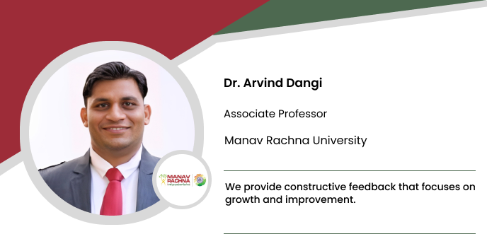 Manav Rachna University: Dr. Arvind Dangi, Associate Professor