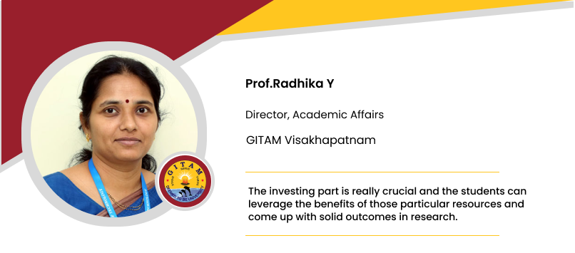 GITAM Visakhapatnam: Prof.Radhika Y,