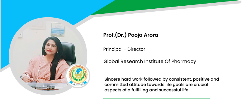 Global Research Institute Of Pharmacy - [GRIP], Yamuna Nagar: Prof.(Dr.) Pooja Arora, Principal ...