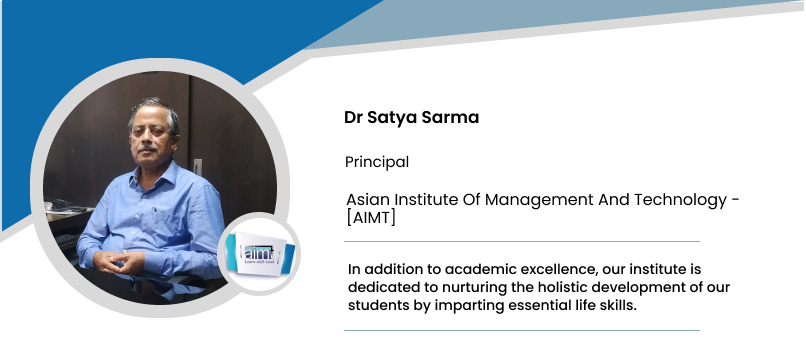 Asian Institute Of Management And Technology: Dr Satya Sarma, Principal