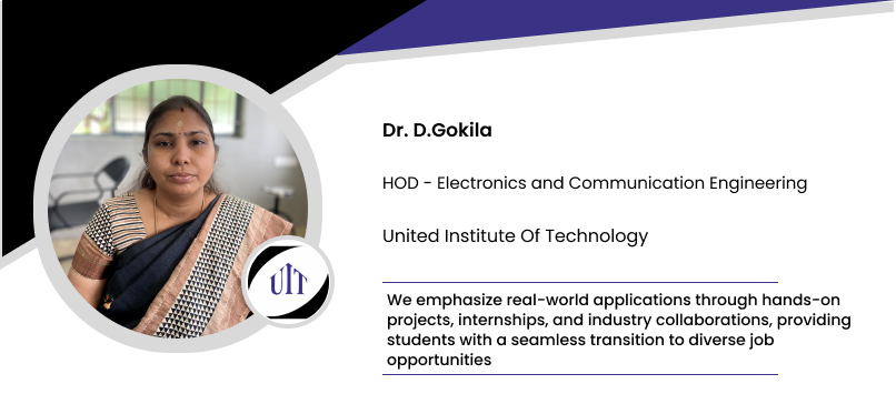 United Institute Of Technology: Dr. D.Gokila, HOD - Electronics and Communication Engineering