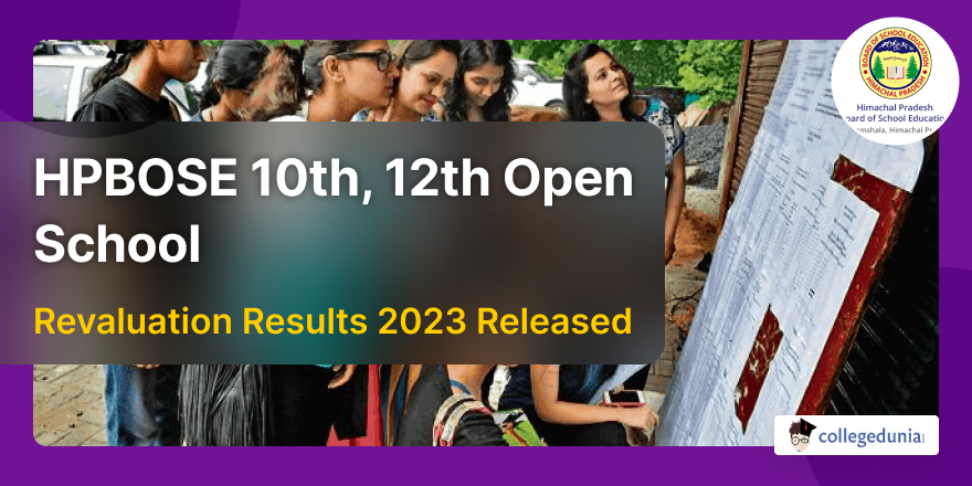 HPBOSE 10th, 12th Open School Revaluation Results 2023 Released; Check ...
