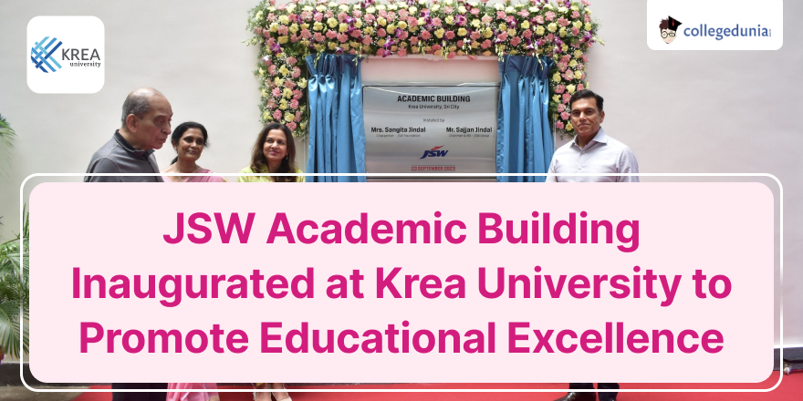 JSW Academic Building Inaugurated at Krea University to Promote ...