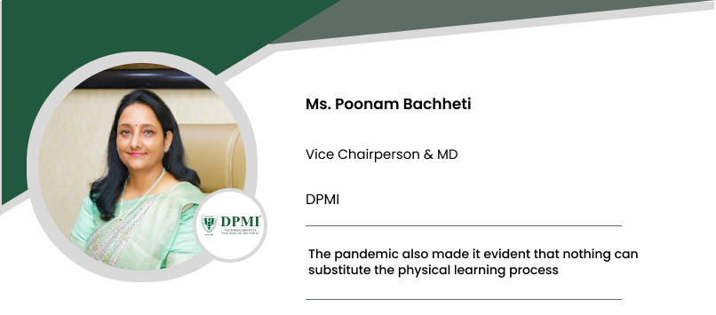 DPMI: Ms. Poonam Bachheti, Vice Chairperson & MD