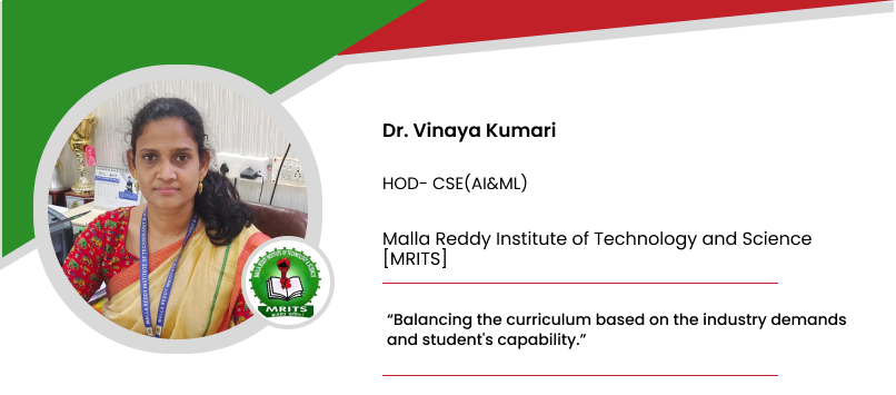 Malla Reddy Institute of Technology and Science: Dr. Vinaya Kumari, HOD ...