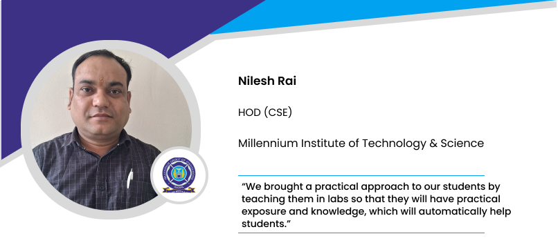 Millennium Institute of Technology & Science: Nilesh Rai, HOD (CSE)