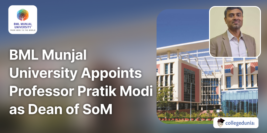 BML Munjal University Appoints Professor Pratik Modi as Dean of SoM ...