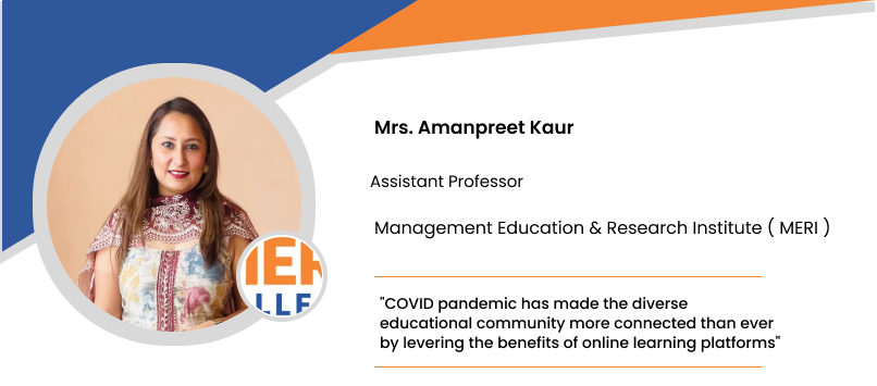 Management Education & Research Institute: Mrs. Amanpreet Kaur ...
