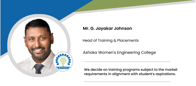 Ashoka Women's Engineering College: Mr. G. Jayakar Johnson , Head of ...