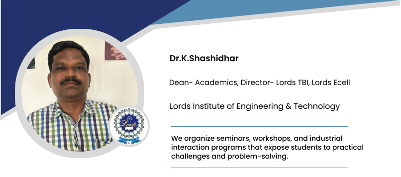 Lords Institute Of Engineering And Technology Dr K Shashidhar Dean