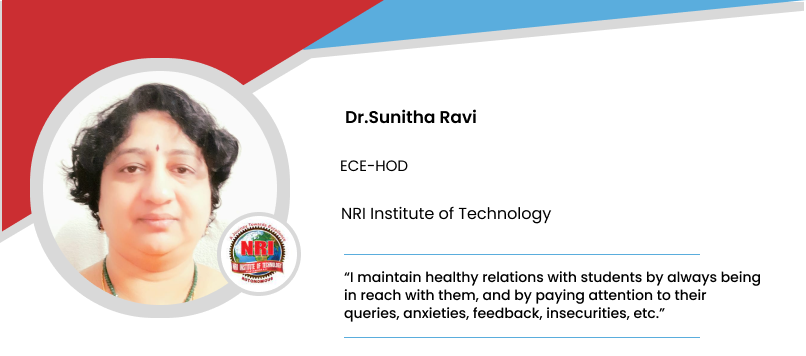 NRI Institute of Technology: Dr.Sunitha Ravi, ECE-HOD