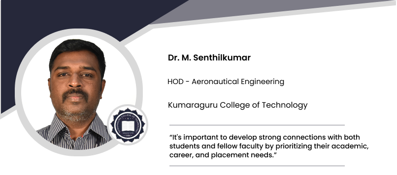 Kumaraguru College of Technology: Dr. M. Senthilkumar, HOD - Aeronautical Engineering