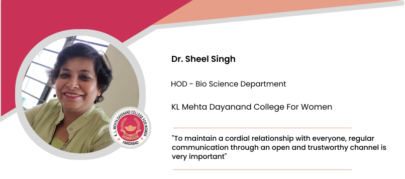 KL Mehta Dayanand College For Women: Dr. Sheel Singh, HOD - Bio Science ...